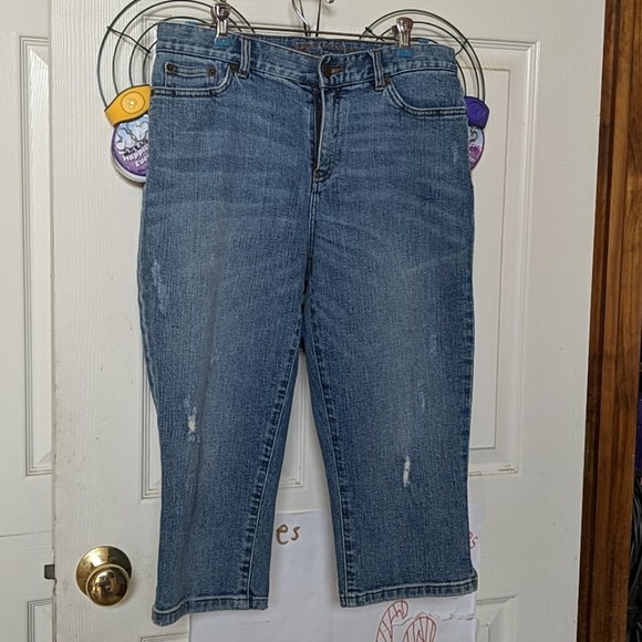 Lauren Ralph Lauren | Jeans | Distressed Capris | Poshmark